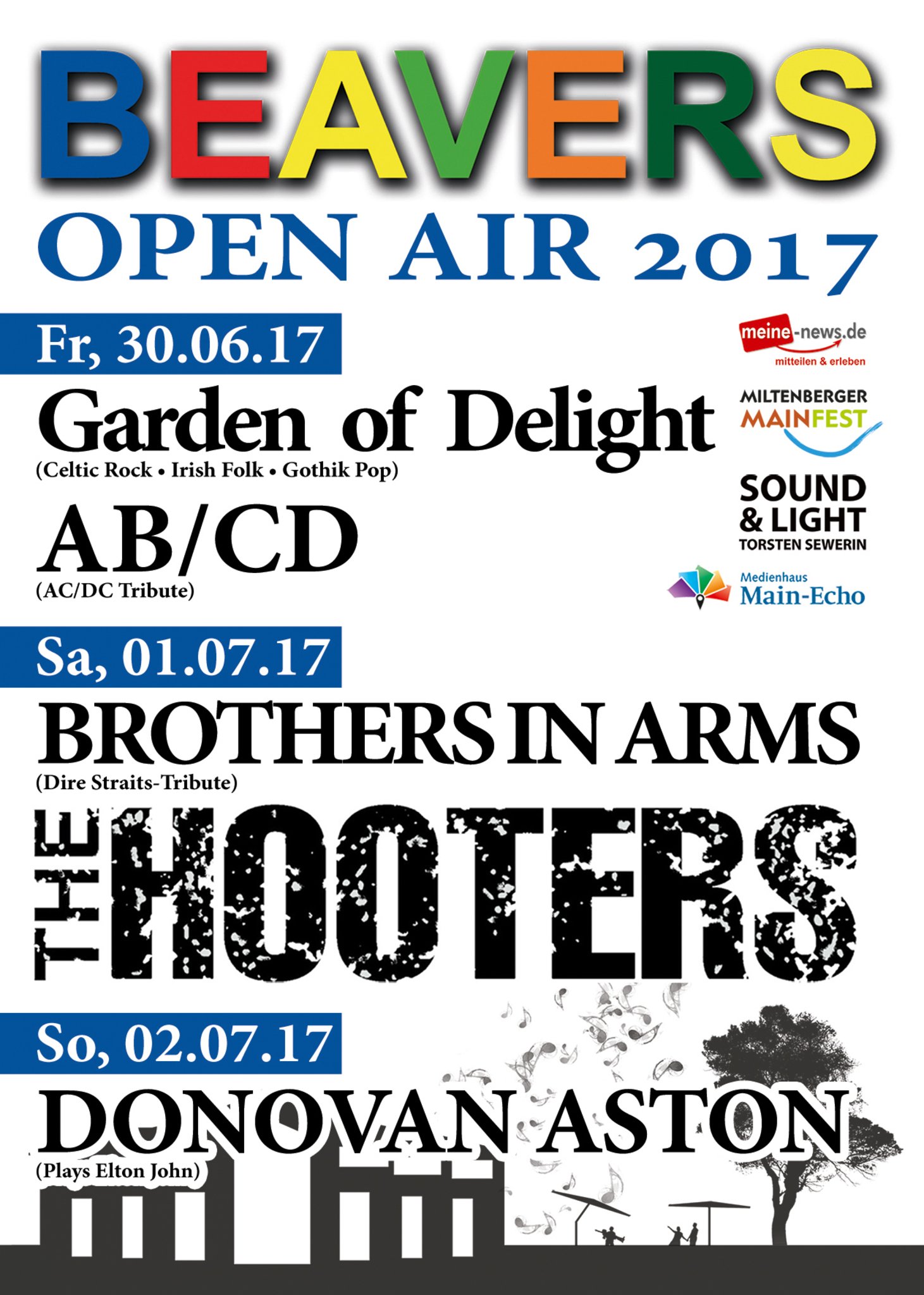 Beavers Open Air 2017 - Vorverkauf läuft - Miltenberg