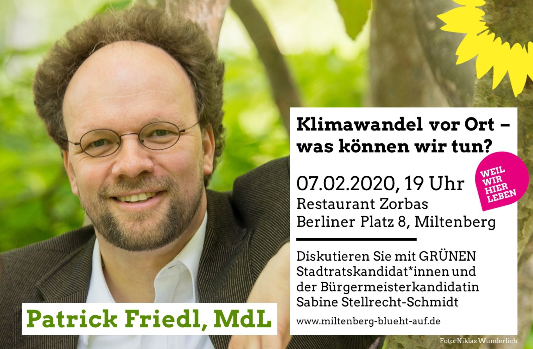 Der Miltenberger Ortsverband von „Bündnis 90/Die Grünen“ lädt zum ...