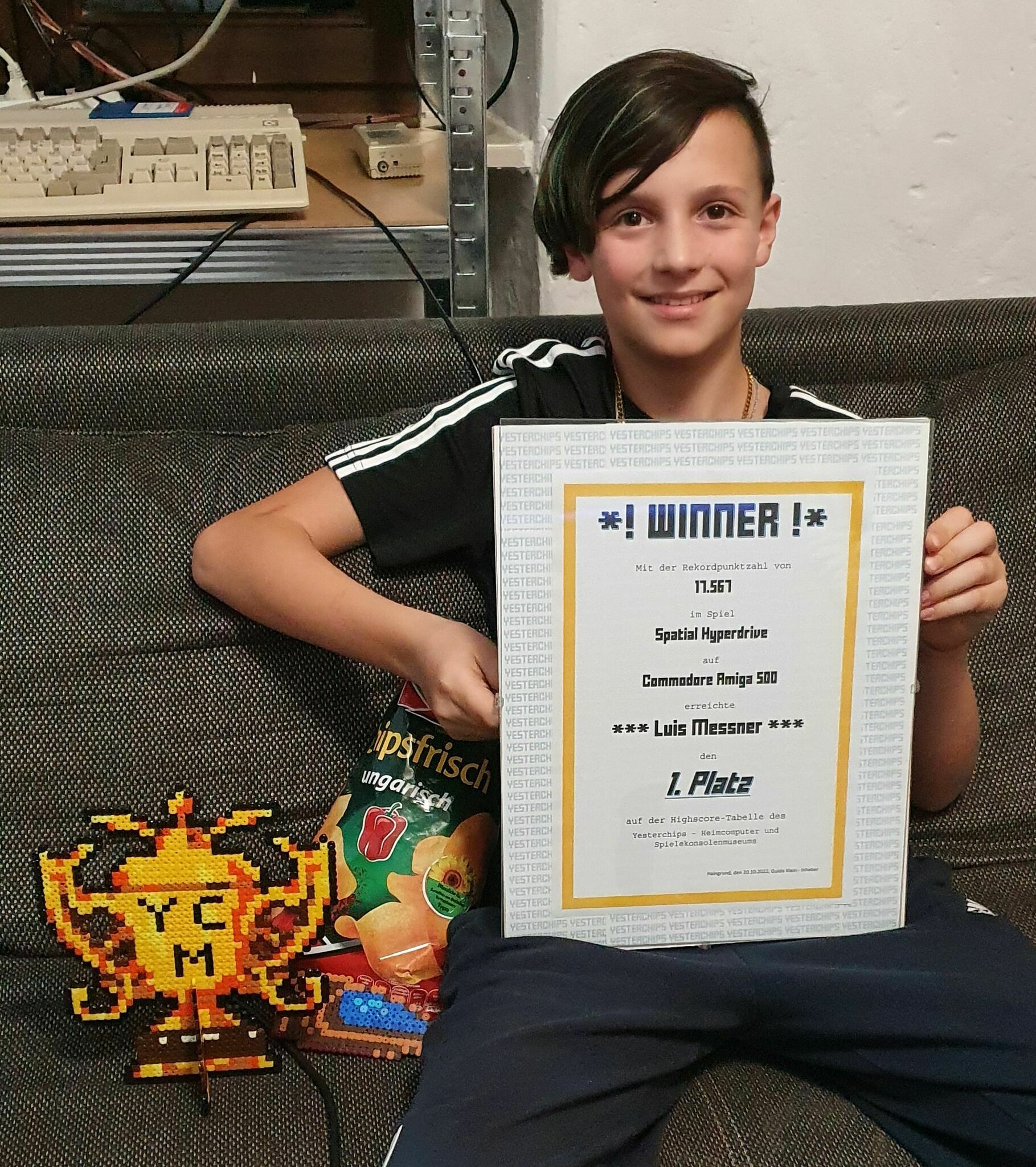 Yesterchips Museum: Luis Messner - Highscore Champion! - Haingrund