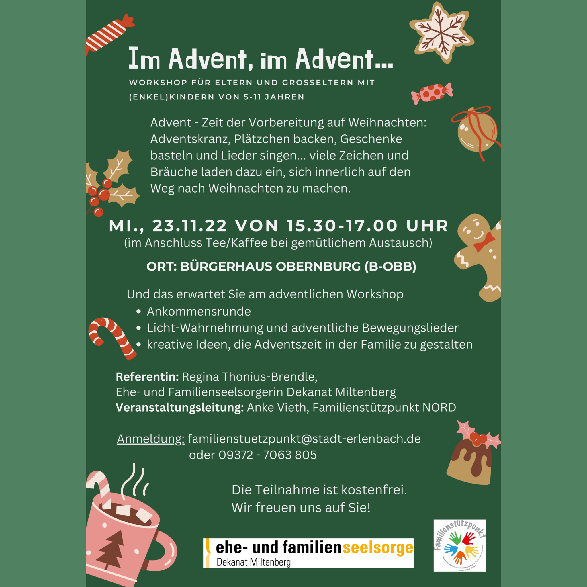 Im Advent, im Advent...: Advents-Workshop für Eltern & Großeltern mit ...