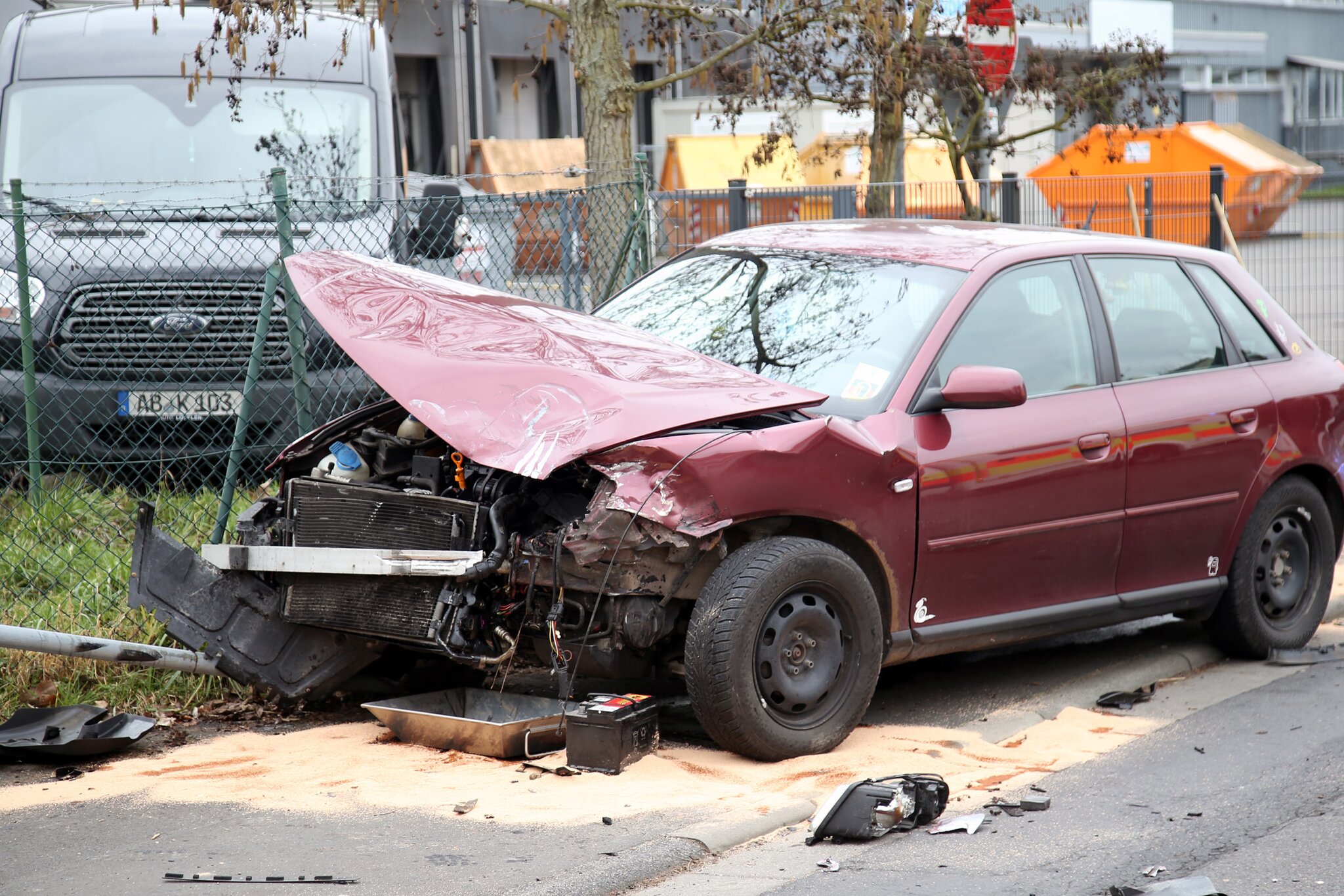 Zwei Verletzte: Verkehrsunfall in Kleinostheim am 04.03.2023 - Kleinostheim