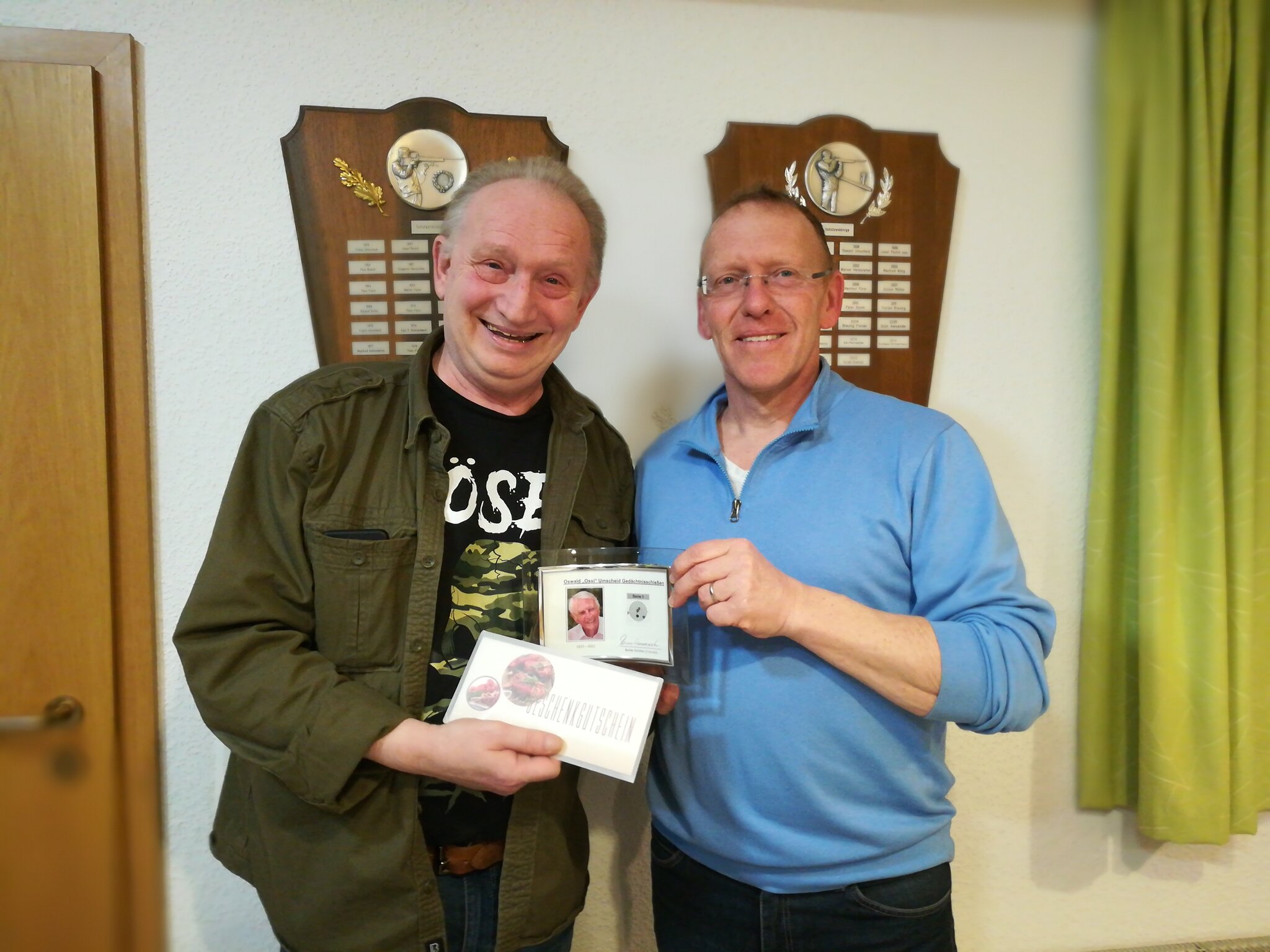 Reiner Krumnacker siegt beim Oswald-Umscheid Gedächtnisschießen - Bürgstadt