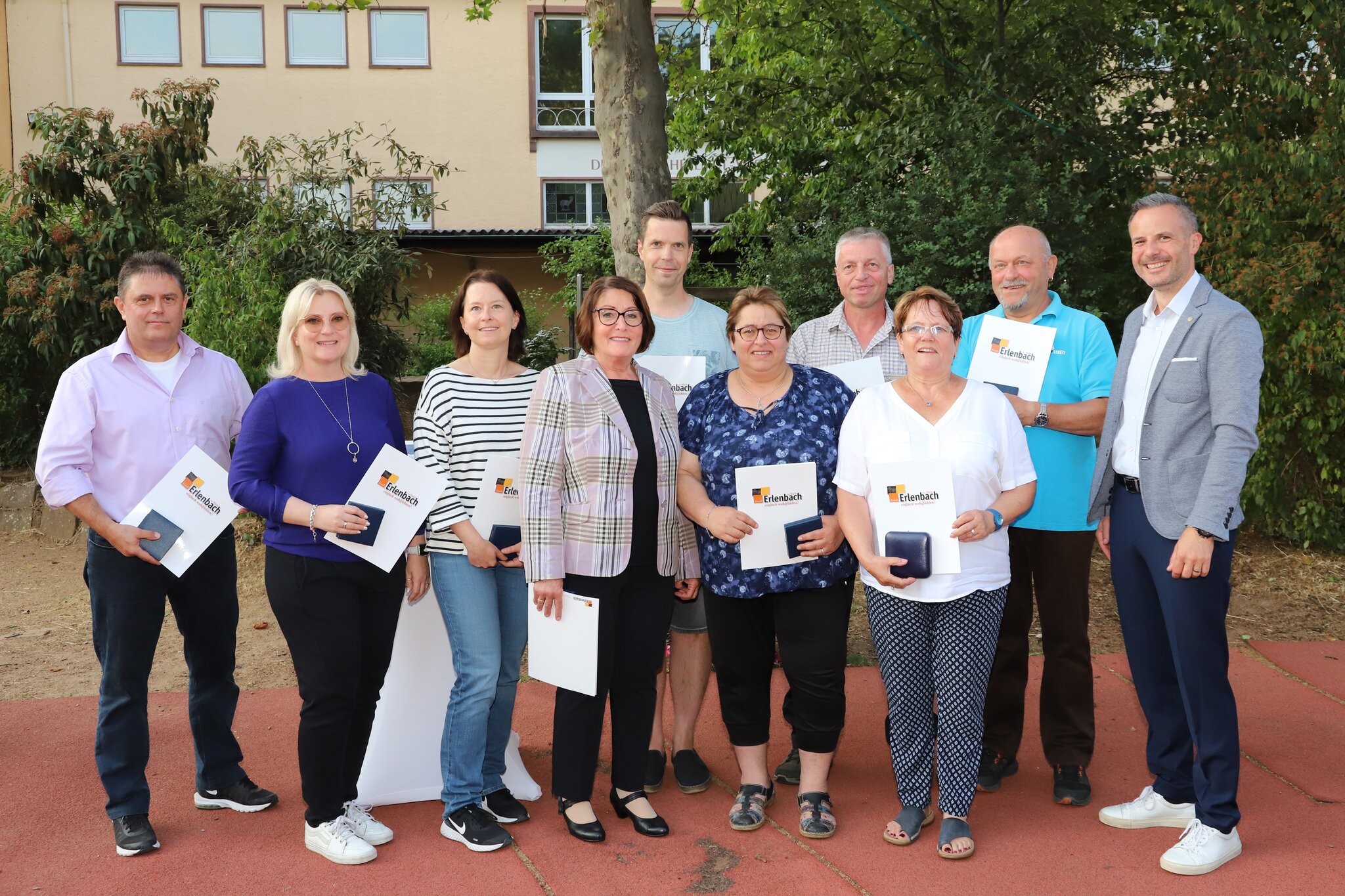 Sommerempfang der Stadt Erlenbach a.Main: Verdiente Vereinsmitglieder in Erlenbach geehrt ...