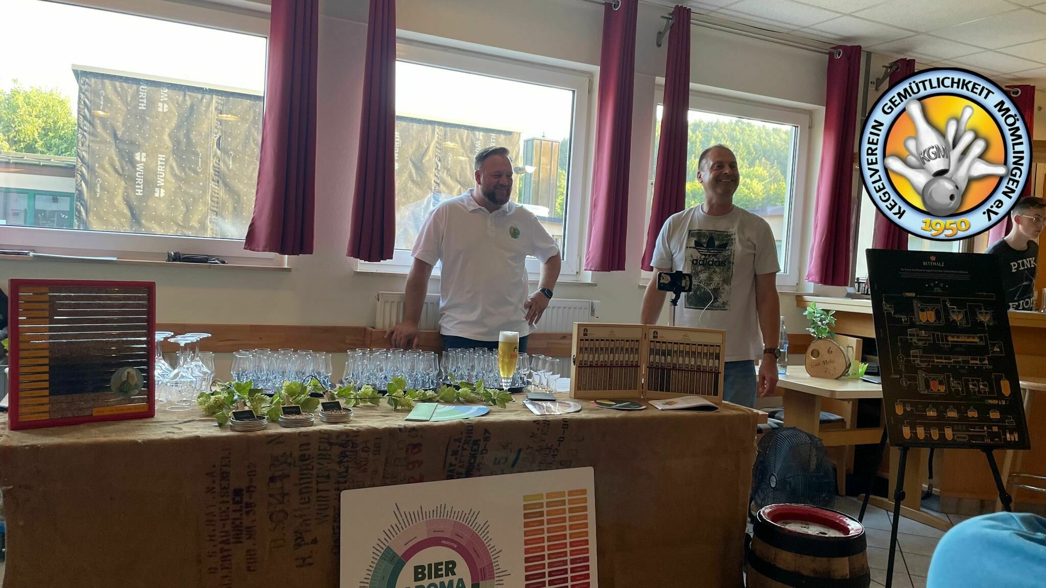Bier Tasting auf der Kegelbahn: Mömlinger Kegler starten erstes Bier ...