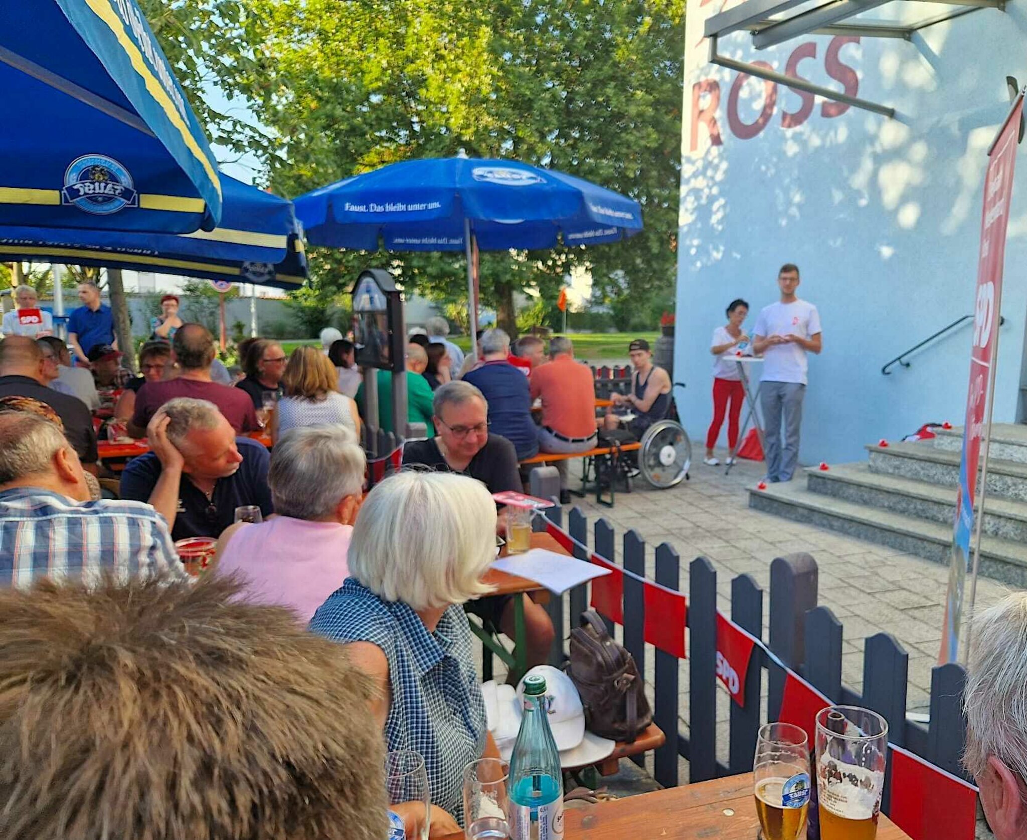 SPD Erlenbach-Mechenhard-Streit: Sommerfest der SPD im Ross-Biergarten ...