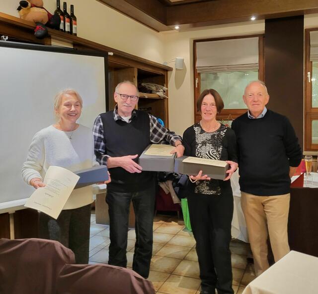 Abschluss eines erfolgreichen Wanderjahres: Ehrung der eifrigsten ...