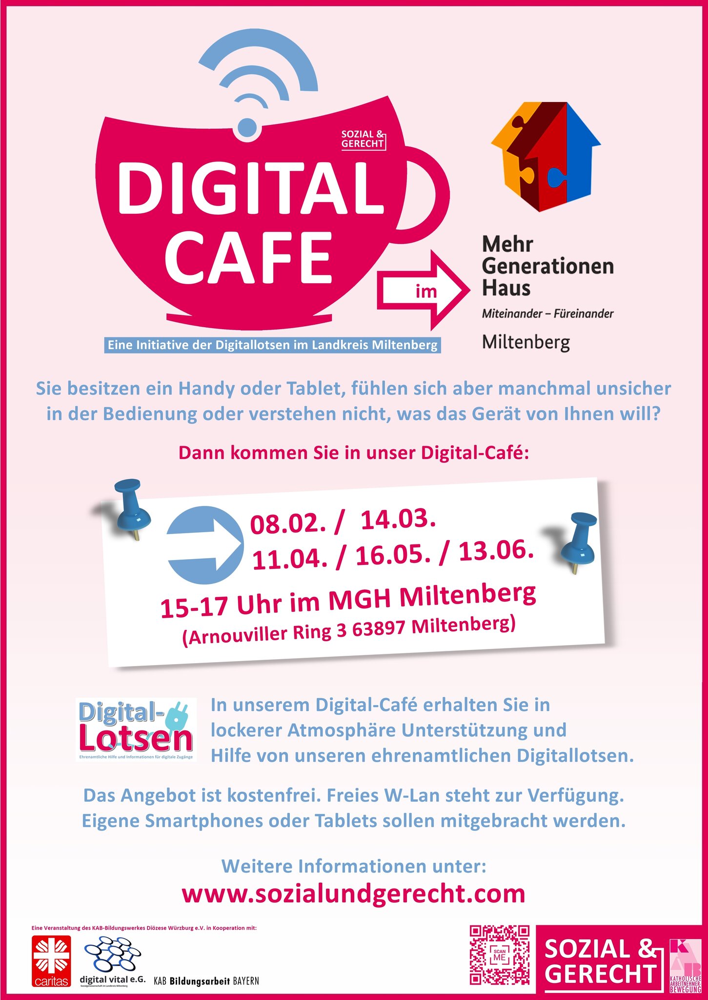 Jetzt neu im Mehrgenerationenhaus in Miltenberg:: Das "Digital-Café ...