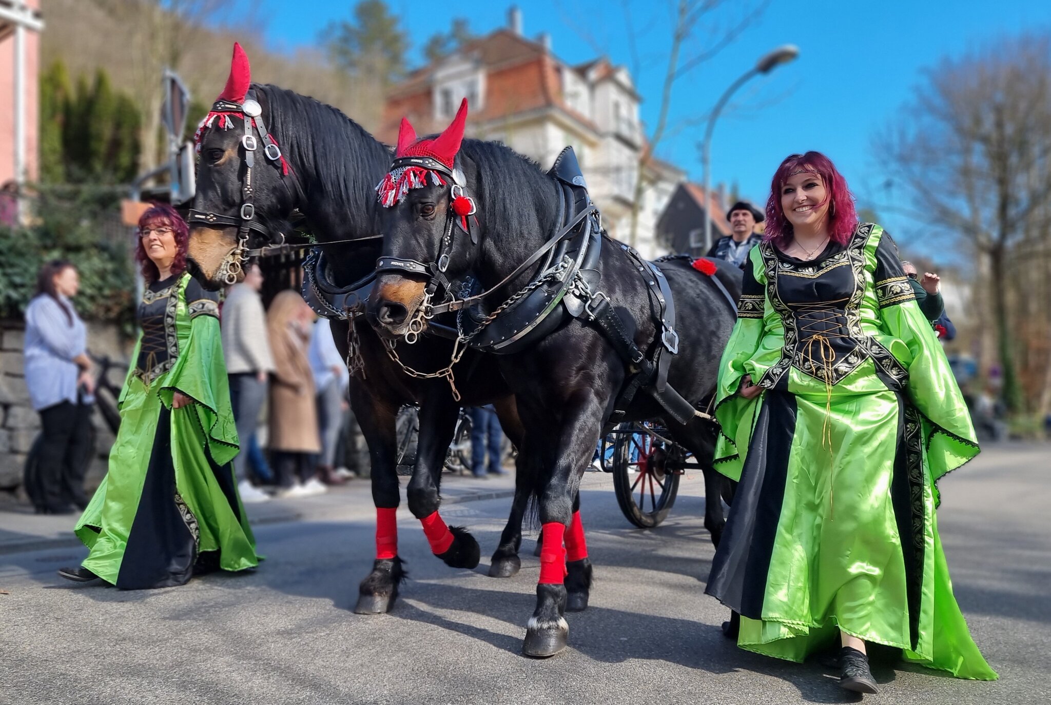 Bildergalerie: Pferdemarkt: Festumzug, Teil 1 | Bad Mergentheim | 3.3.2024 - Bad Mergentheim
