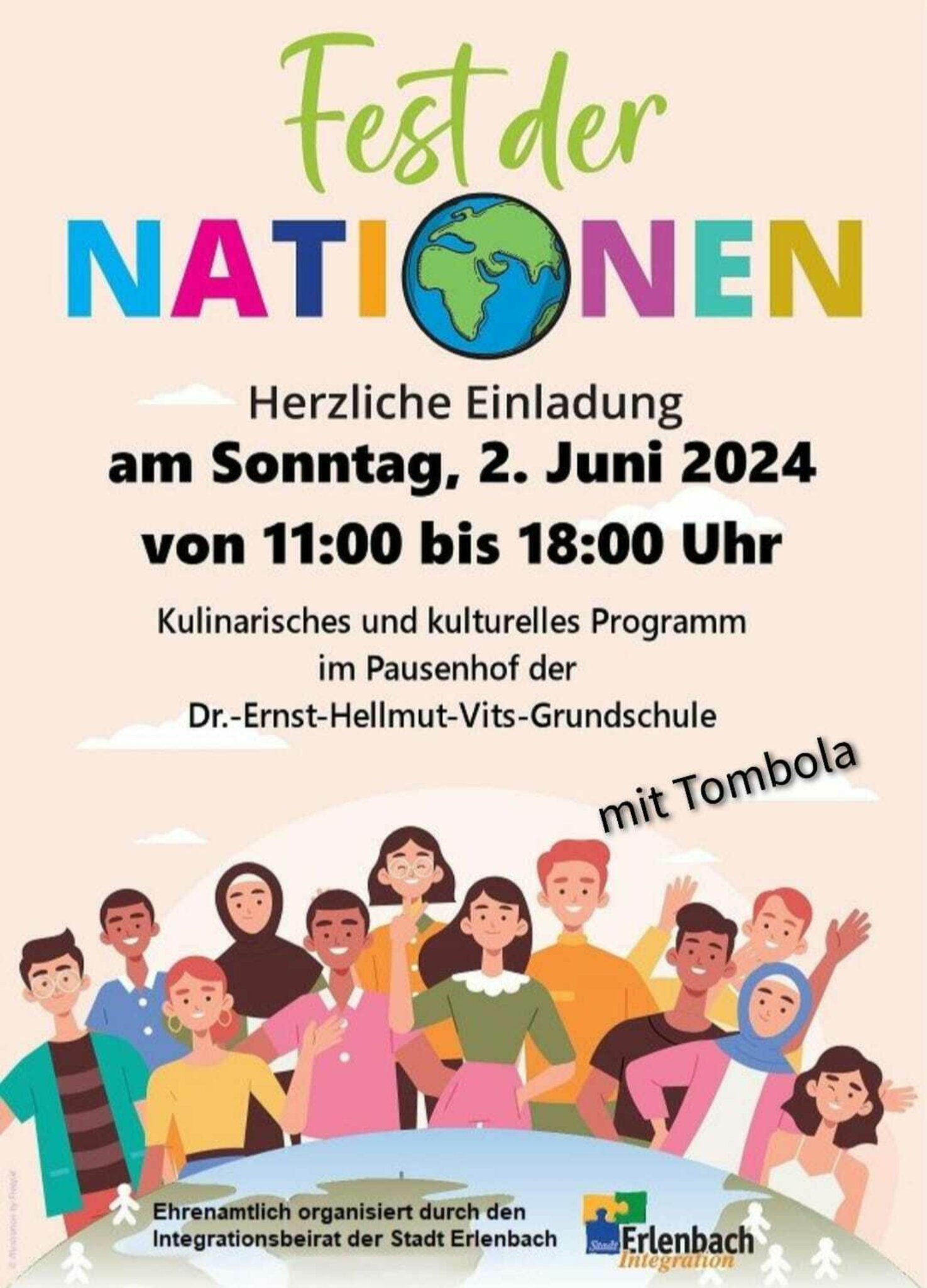 Fest der Nationen in Erlenbach am 2.6.: Miteinander statt Nebeneinander ...