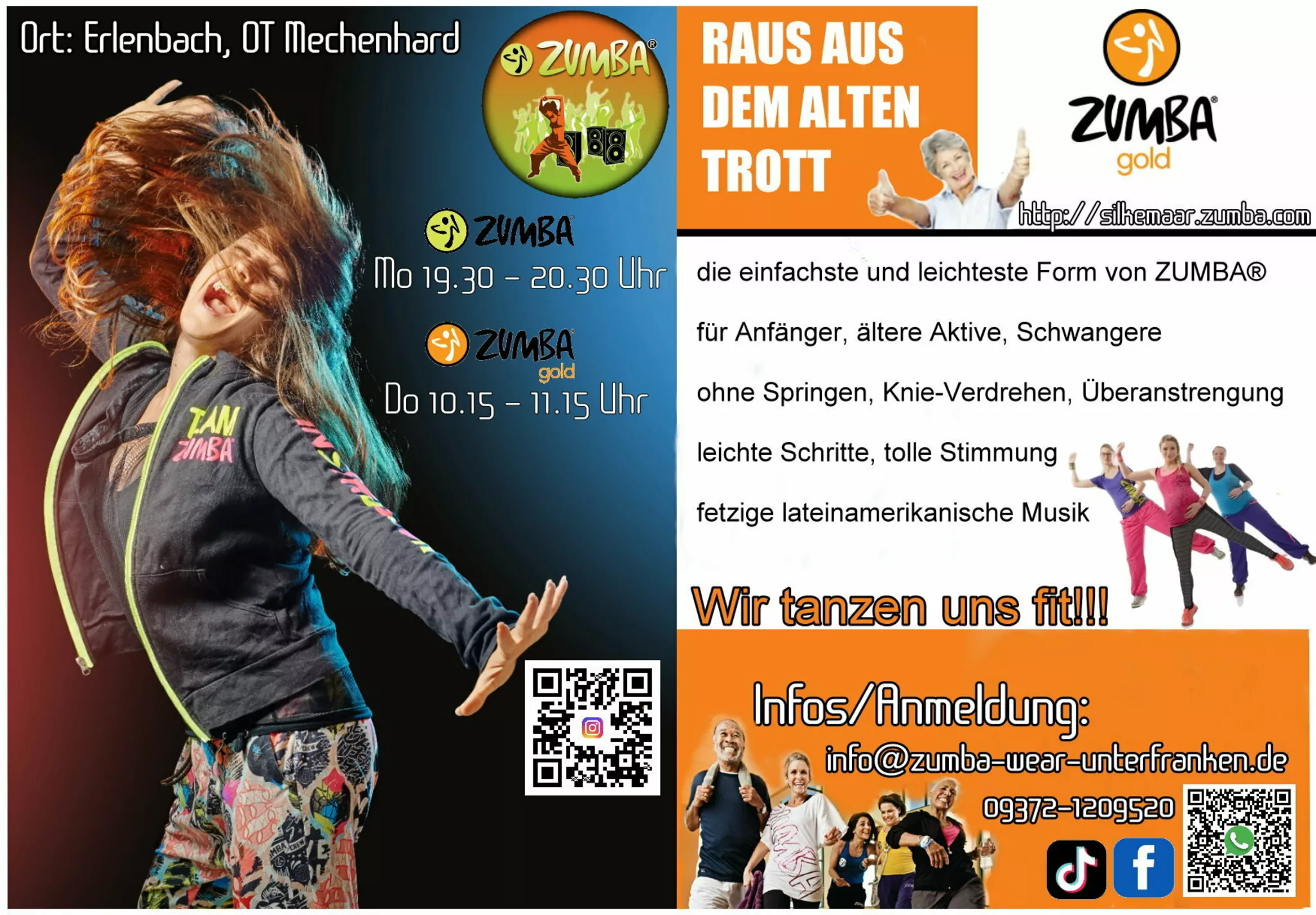 Zumba Gold® Kurs, Mechenhard, 5x ab 08.05.2025: Zumba Gold® Kurs beim ...