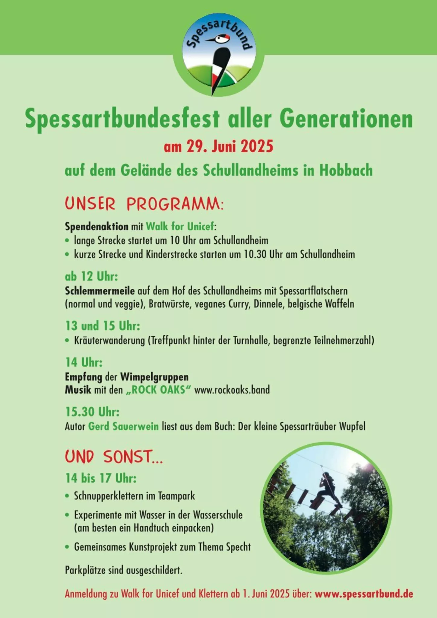 Veranstaltung des Spessartbundes: 29.06.2025 Spessartbundfest aller ...