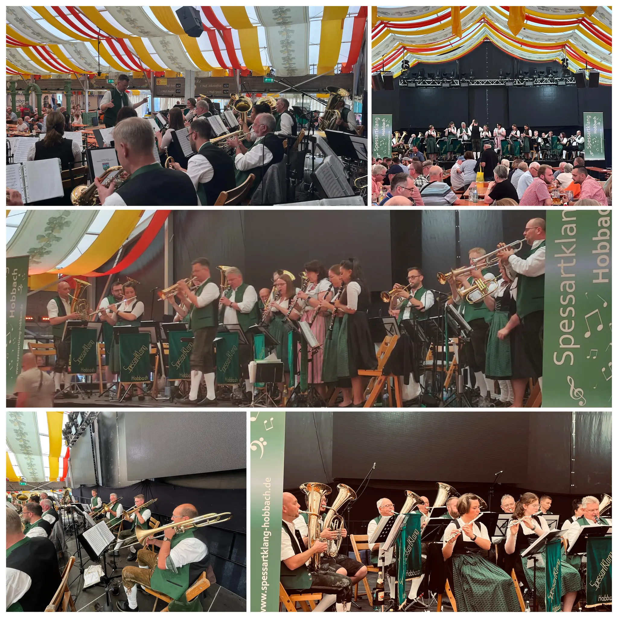 So lang es böhmisch klingt: Spessartklang Hobbach begeistert beim Frühschoppen auf der ...